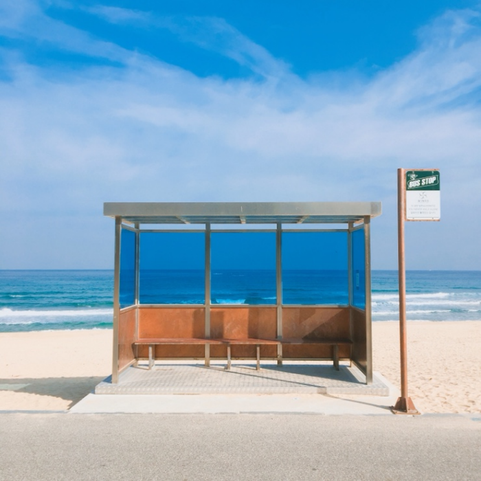 BTS Bus Stop (주문진읍 BTS 앨범사진 촬영지 (버스정류장)) : VISITKOREA